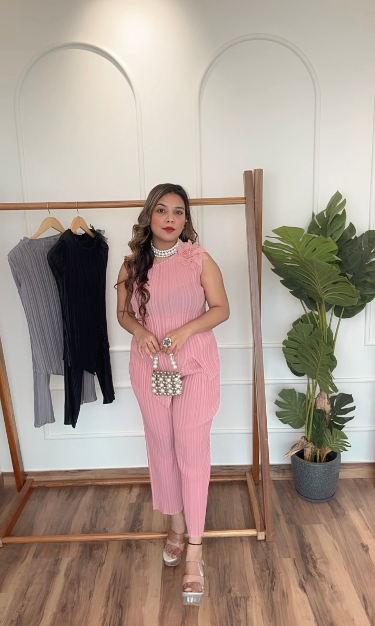 “Rosey” - Two Piece Pleated Set – Galoir